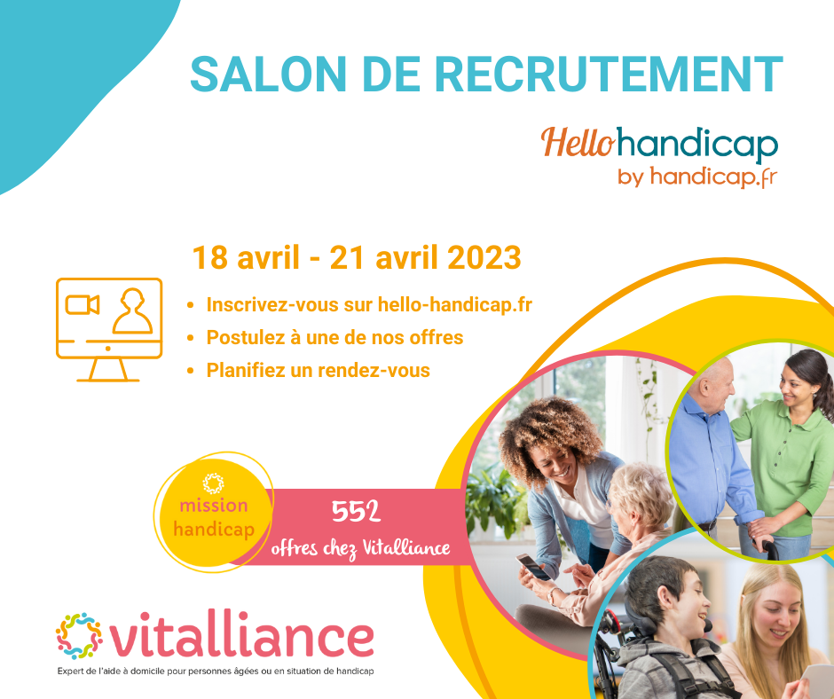 Rejoignez-nous au salon virtuel Hello Handicap ! - Blog Vitalliance