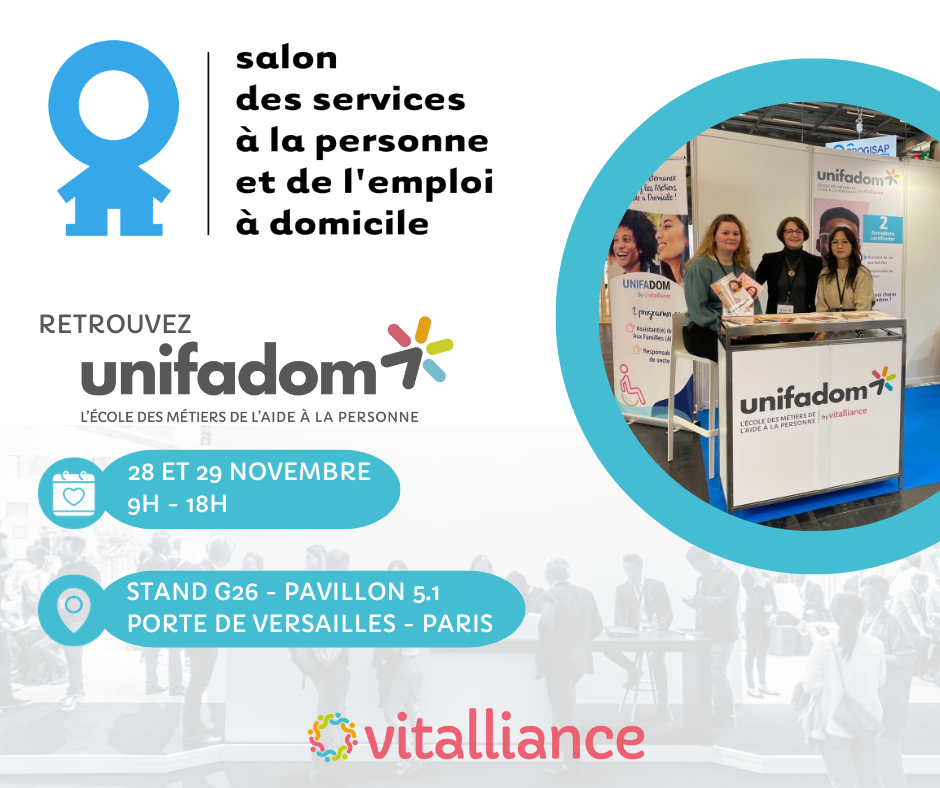 Unifadom au Salon des Services à la Personne et de l'Emploi à Domicile - Blog Vitalliance